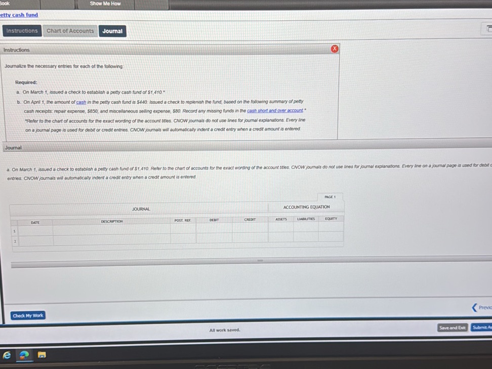 Journalize the necessary entries for each of | StudyX