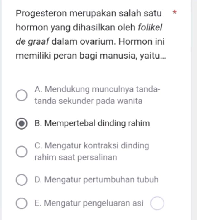 Progesteron merupakan salah satu hormon yang | StudyX