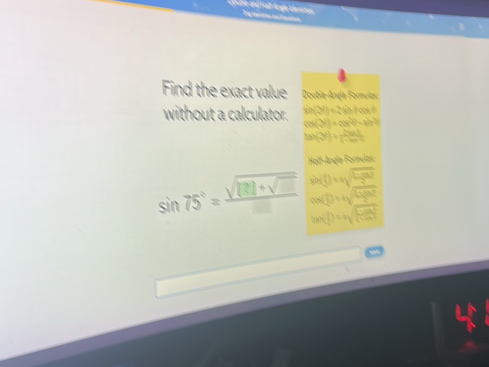 Find the exact value without a calculator. | StudyX