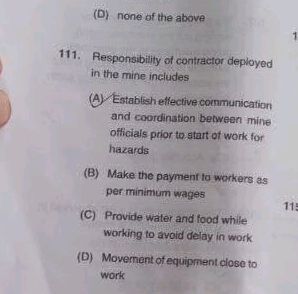 111. Responsibility of contractor deployed | StudyX