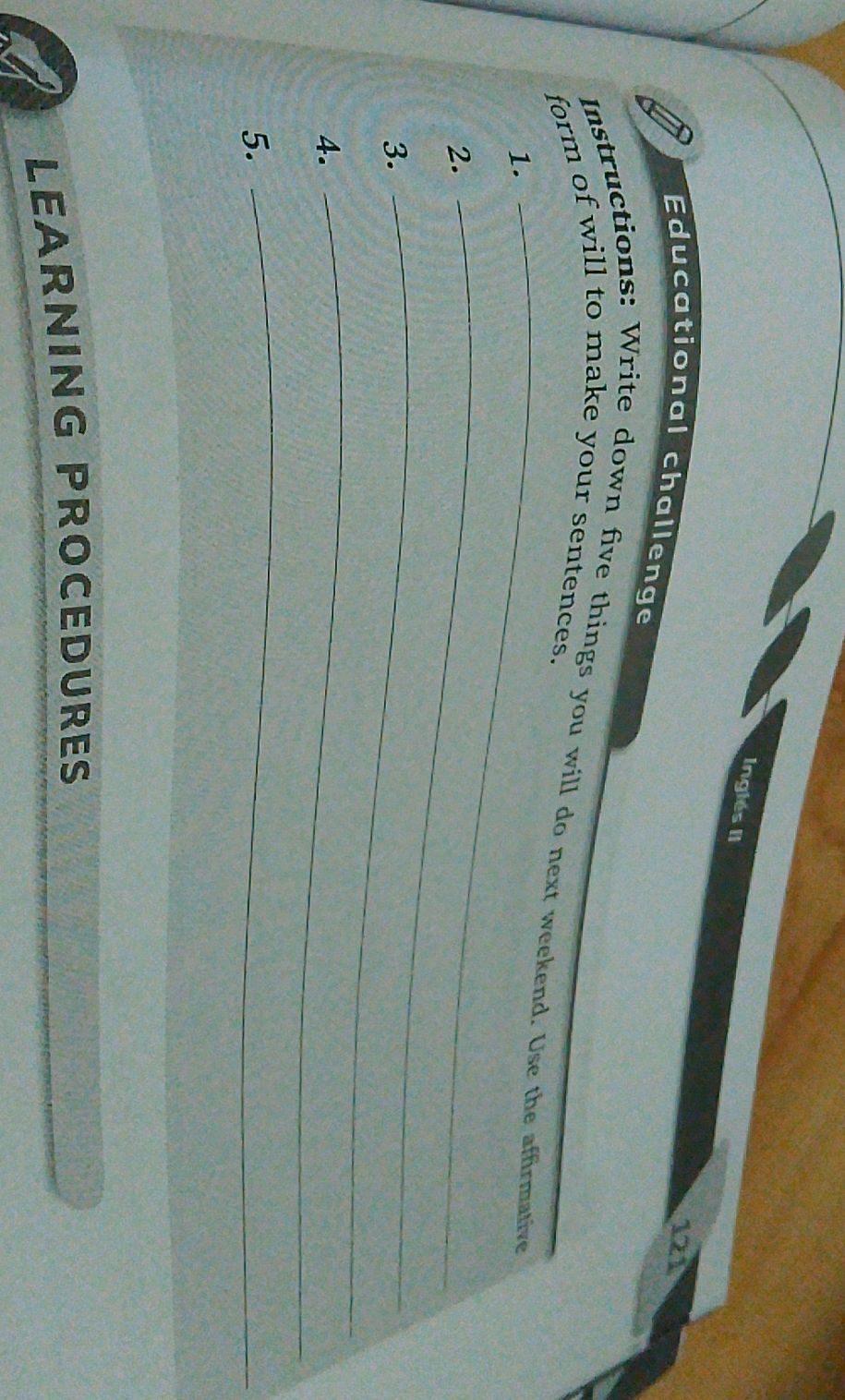 Instructions: Write down five things you | StudyX