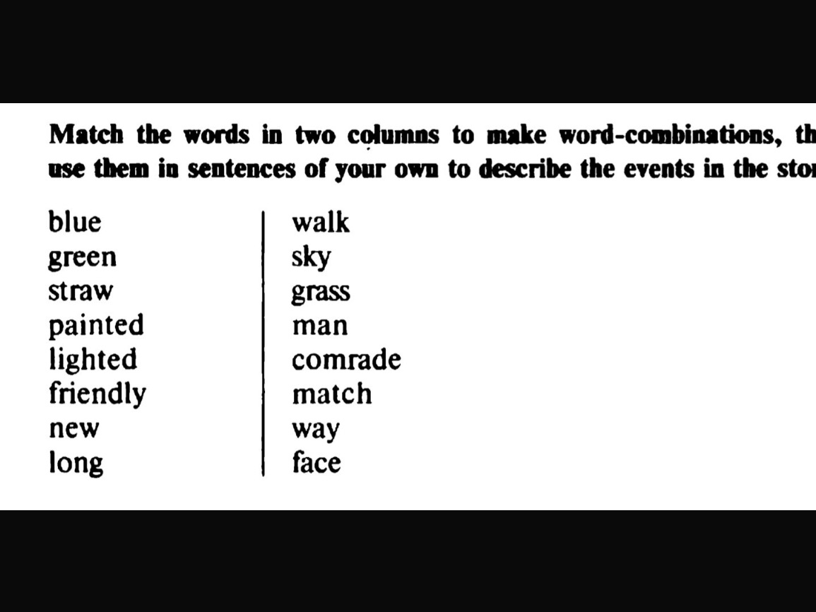 Match the words in two columns to make | StudyX