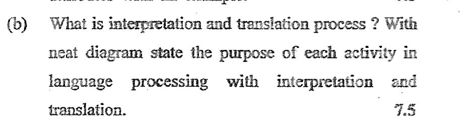 (b) What is interpretation and translation | StudyX