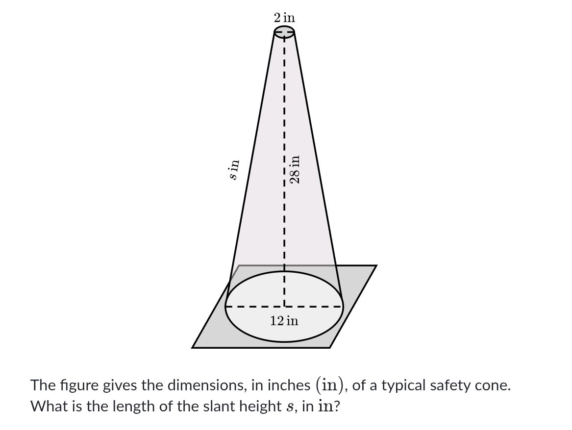 The figure gives the dimensions, in inches
