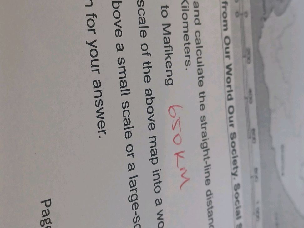 Calculate the straight-line distance to | StudyX