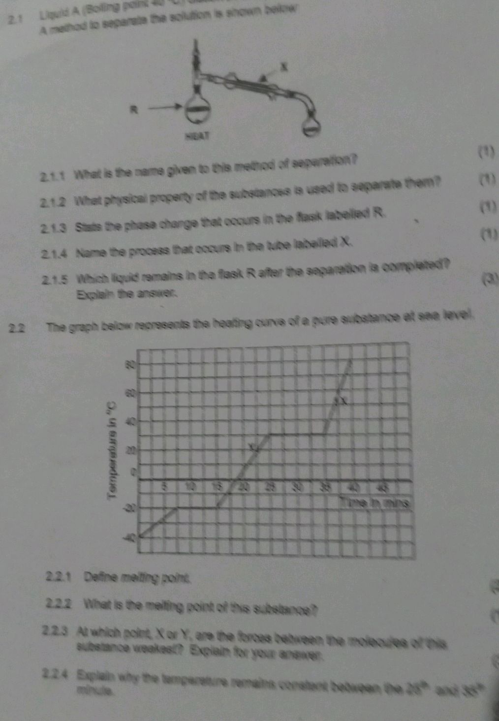 2.1 Liquid A (Boiling point 40°C) solution | StudyX