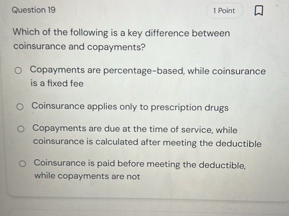Which of the following is a key difference | StudyX