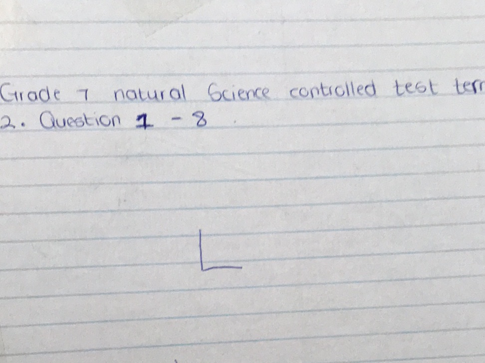 Grade 7 natural Science controlled test term | StudyX