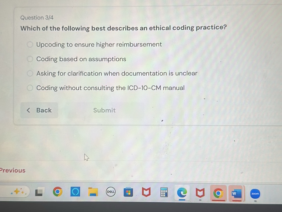 Question 3/4 Which of the following best | StudyX
