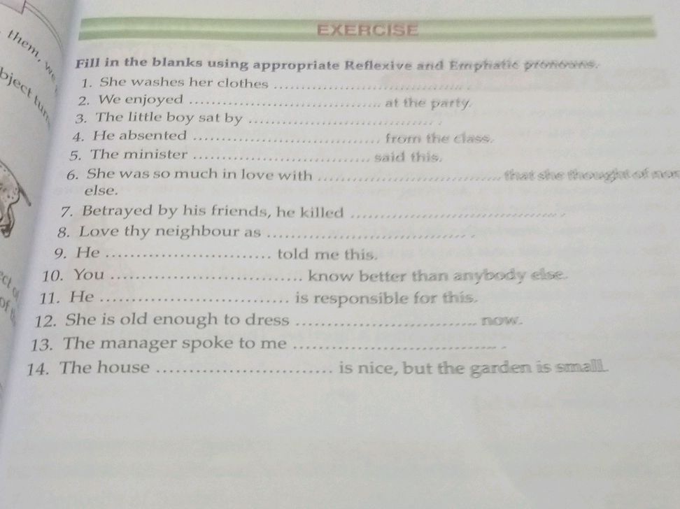 Fill in the blanks using appropriate | StudyX