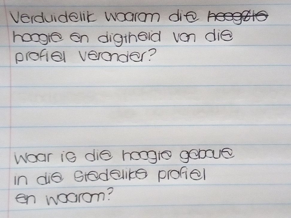 Verduidelik waarom die hoogte, hoogte en | StudyX