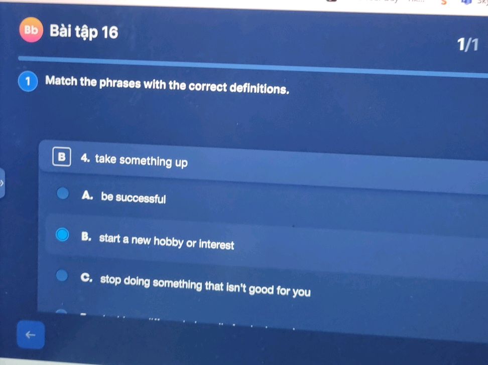 1 Match the phrases with the correct | StudyX