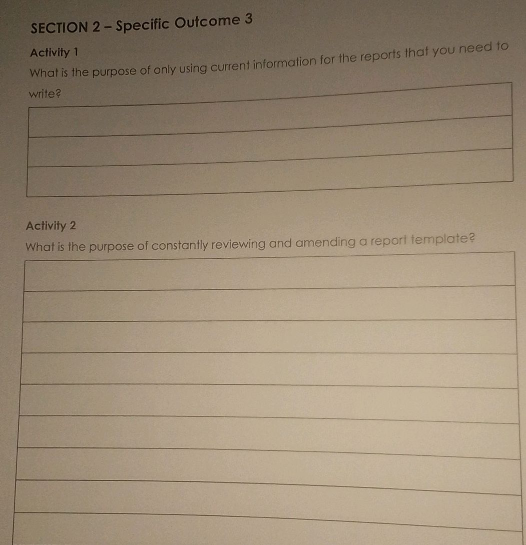 Activity 1 What is the purpose of only using | StudyX