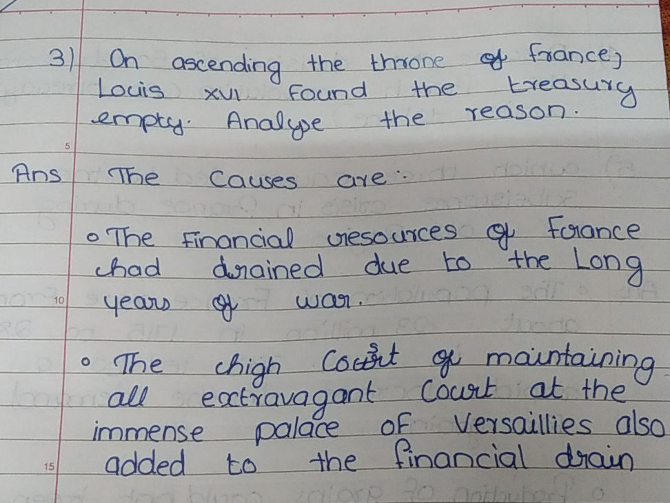 3) On ascending the throne of France, Louis | StudyX