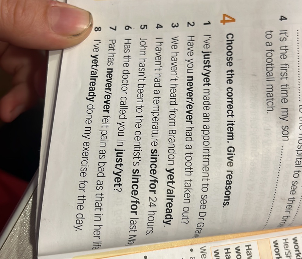 4 Choose the correct item. Give reasons. 1 | StudyX