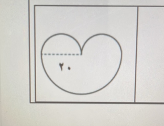 The image shows a shape that resembles a | StudyX