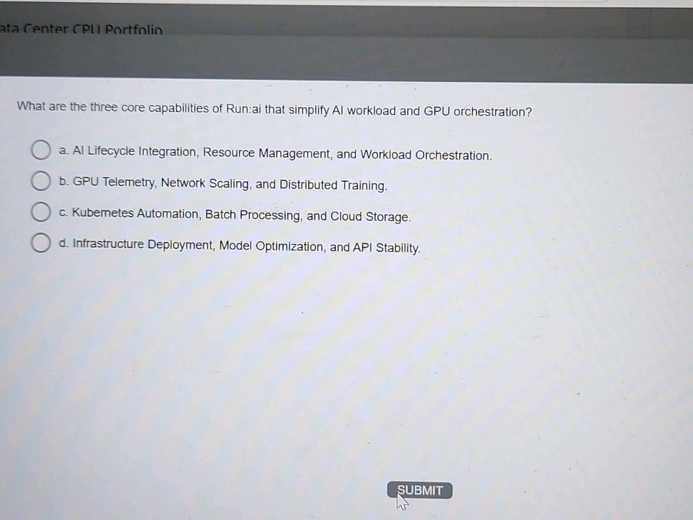 What are the three core capabilities of