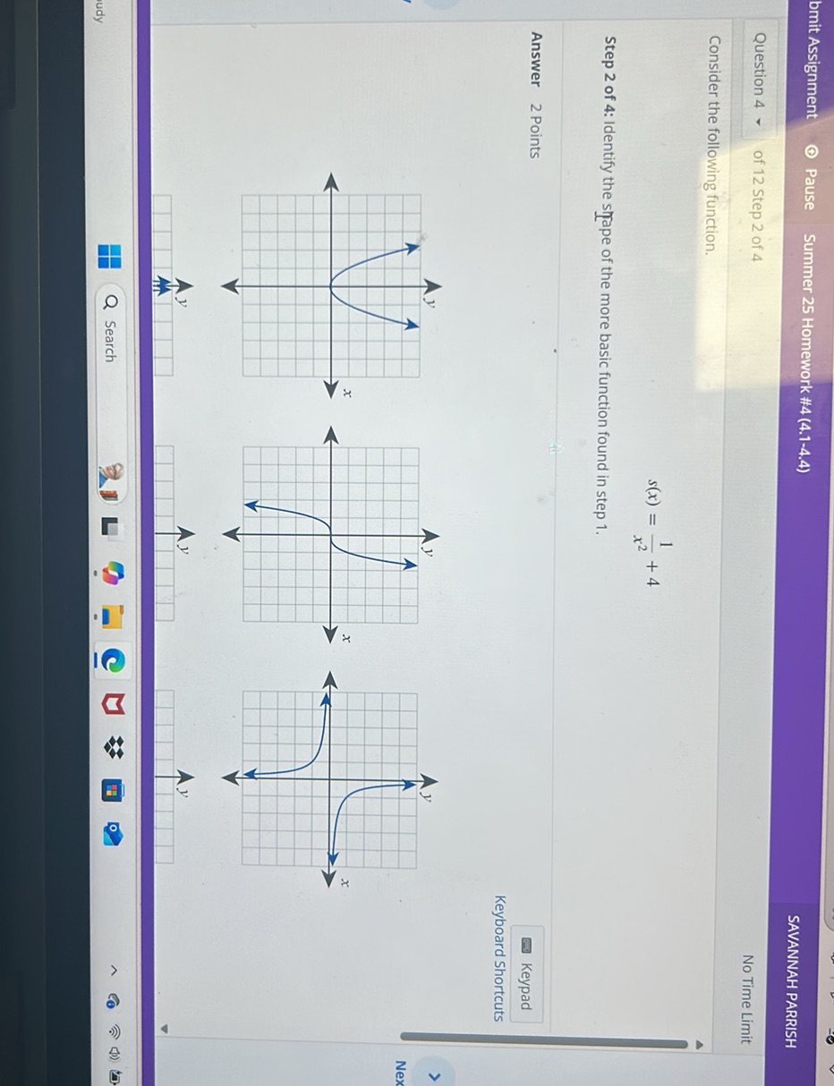 Consider the following function. $s(x) = | StudyX