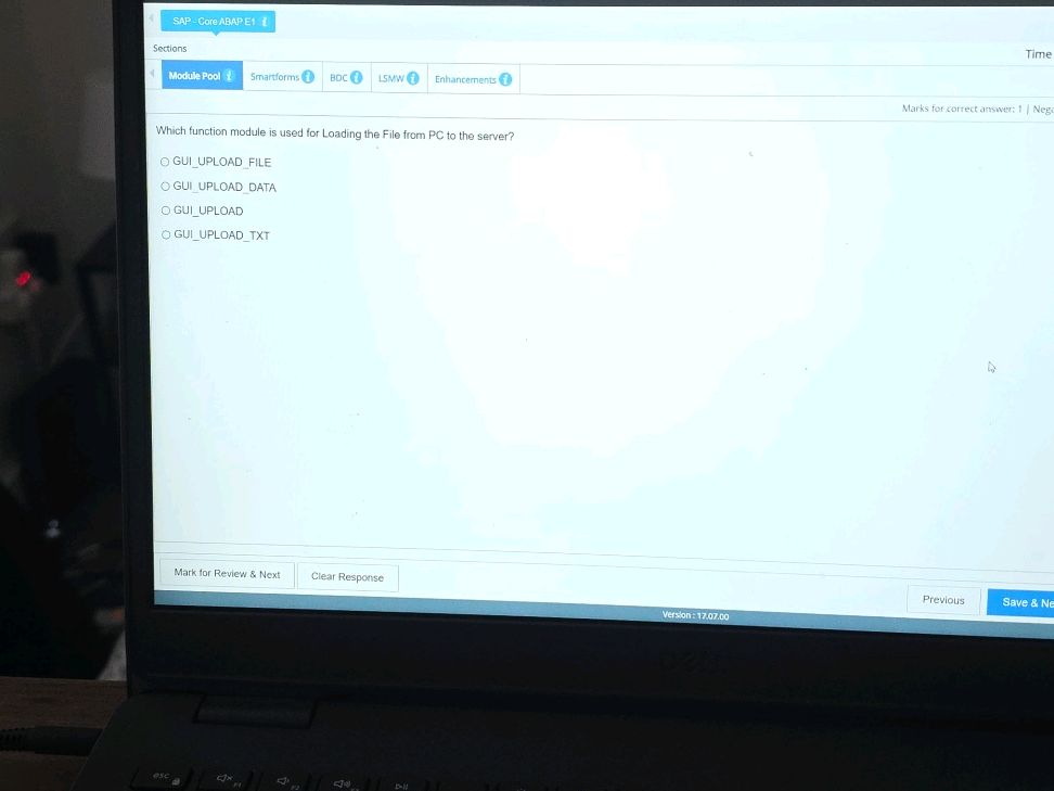 Which function module is used for Loading | StudyX