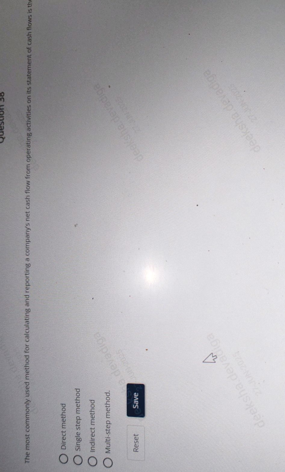 The most commonly used method for | StudyX