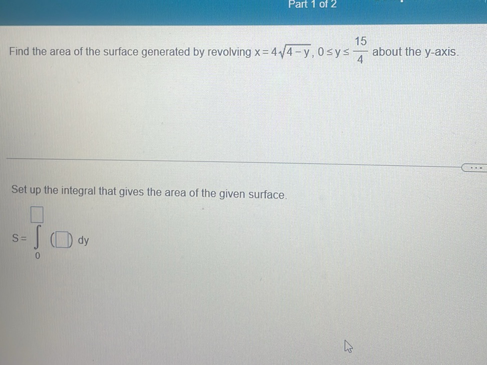 Find the area of the surface generated by | StudyX