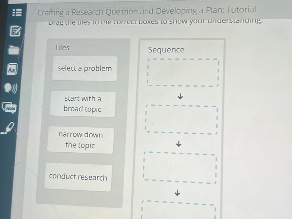 Crafting a Research Question and Developing | StudyX