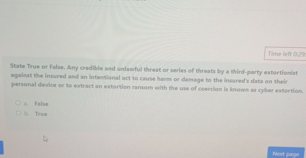 State True or False. Any credible and | StudyX