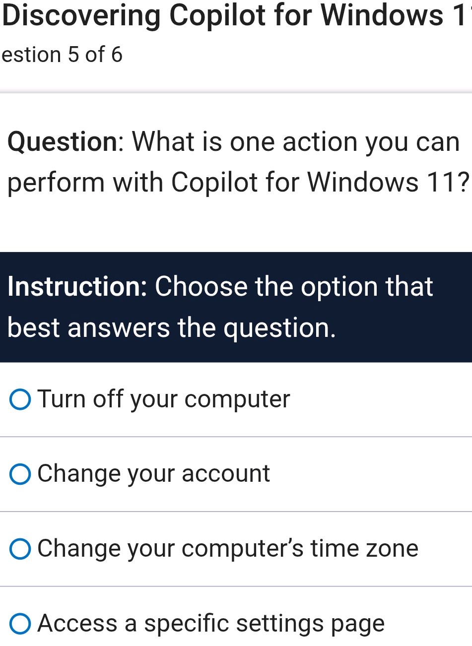 Question: What is one action you can perform | StudyX