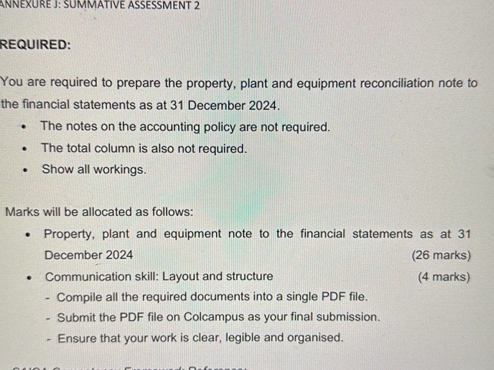 You are required to prepare the property, | StudyX