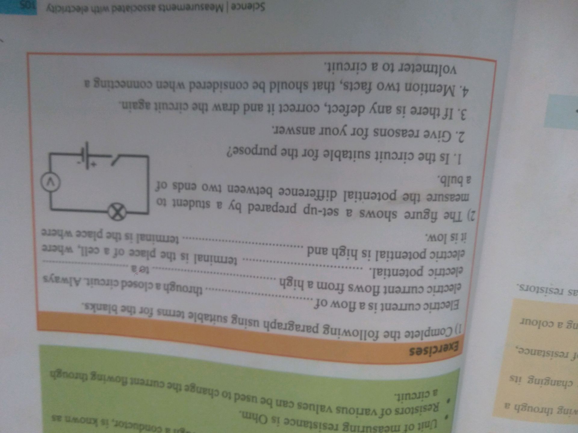 1) Complete the following paragraph using | StudyX