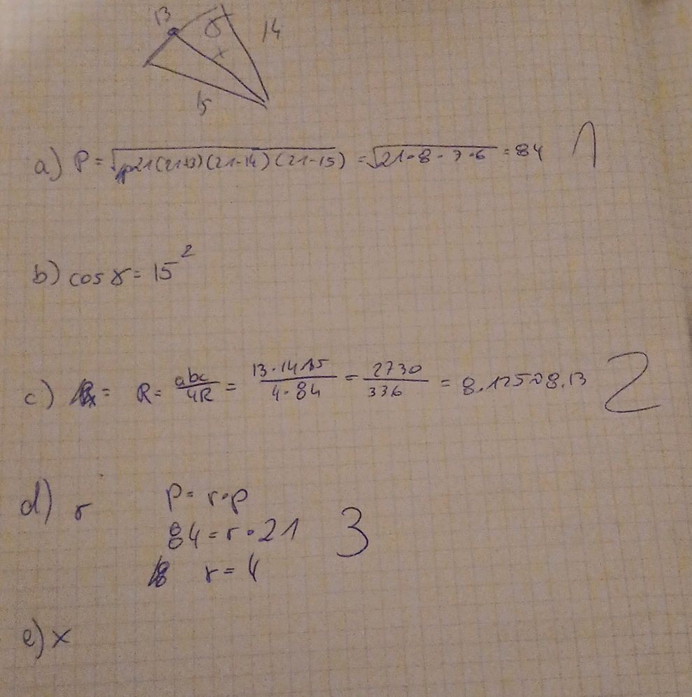 The image contains a triangle with sides | StudyX