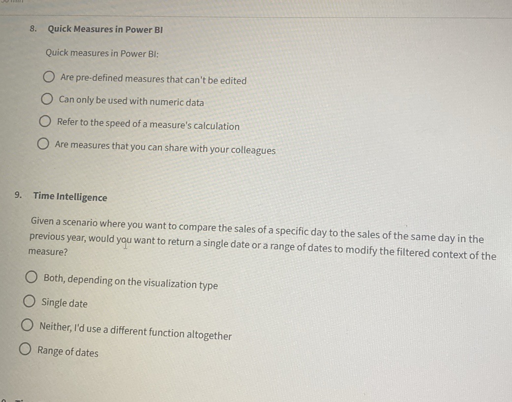 8. Quick Measures in Power BI Quick | StudyX