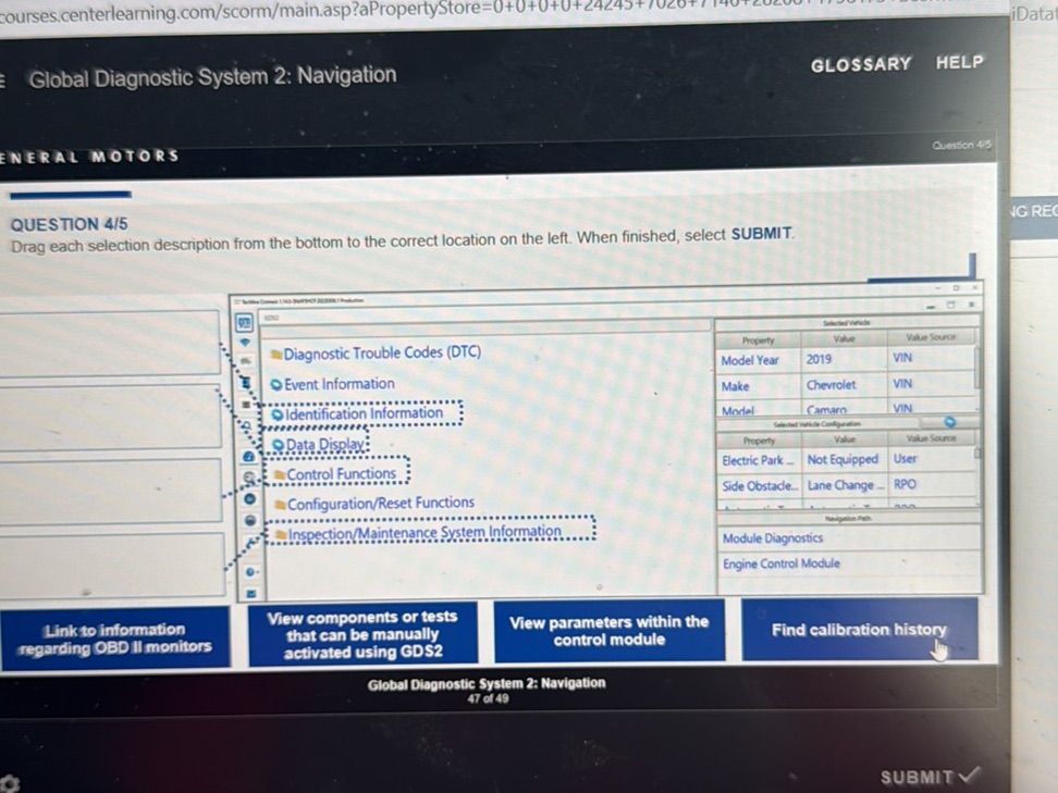 Drag each selection description from the | StudyX