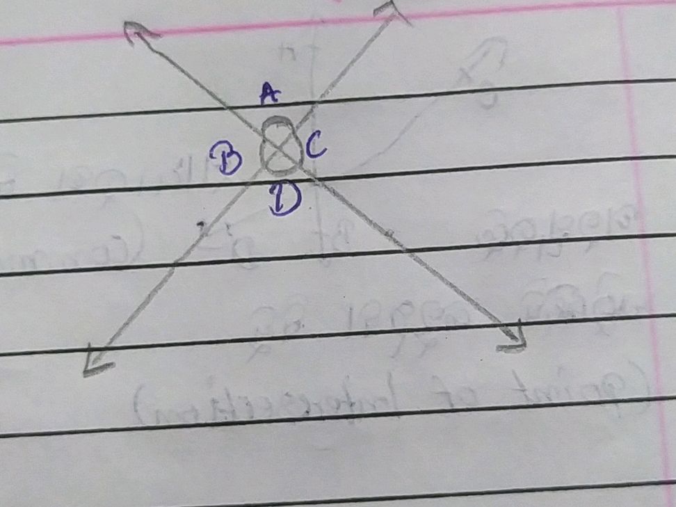The image shows intersecting lines forming | StudyX