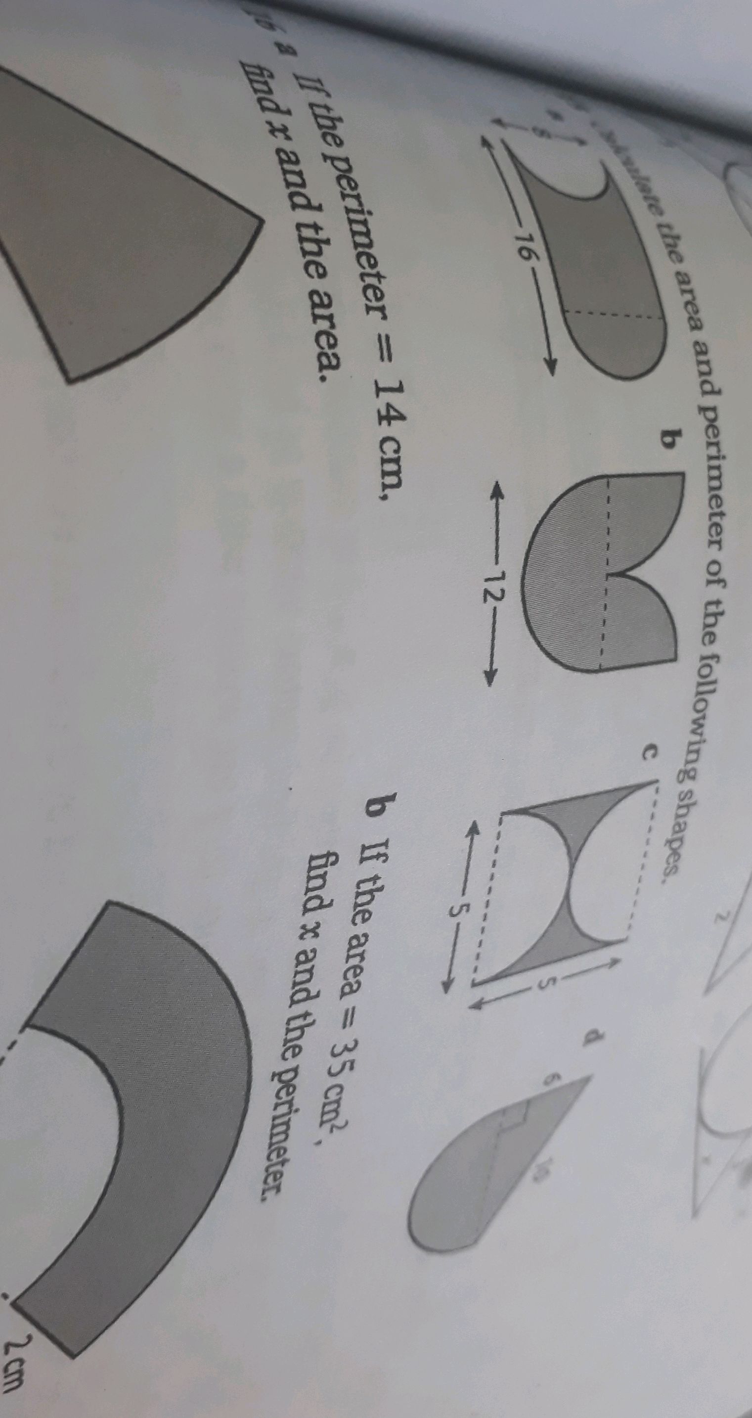 Calculate the area and perimeter of the | StudyX