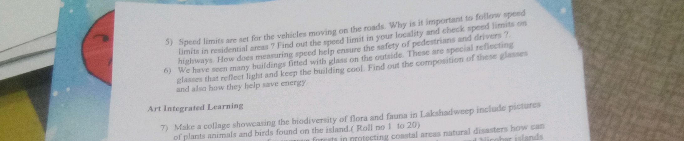 5) Speed limits are set for the vehicles | StudyX