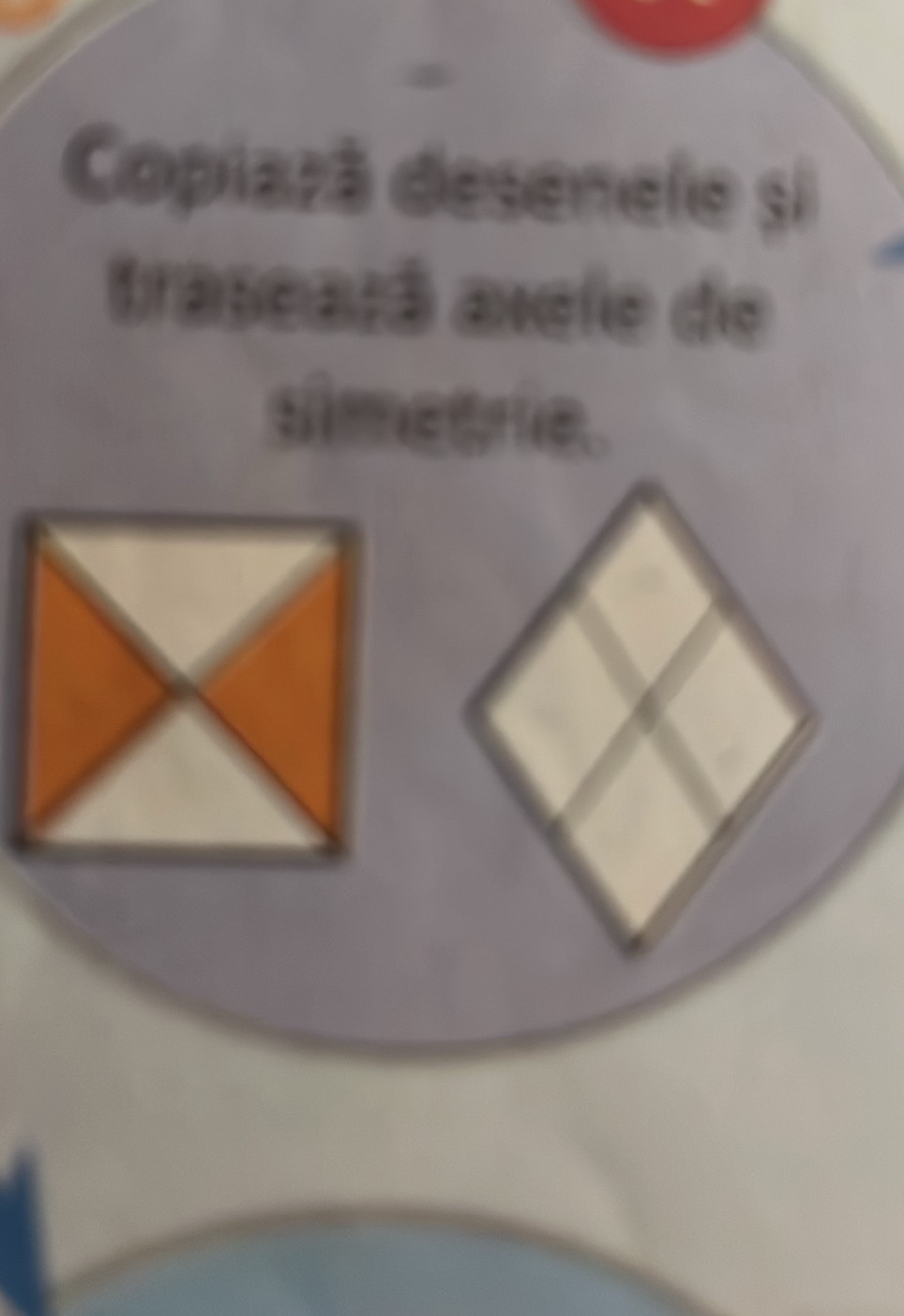 Copiază desenele și trasează axele de | StudyX