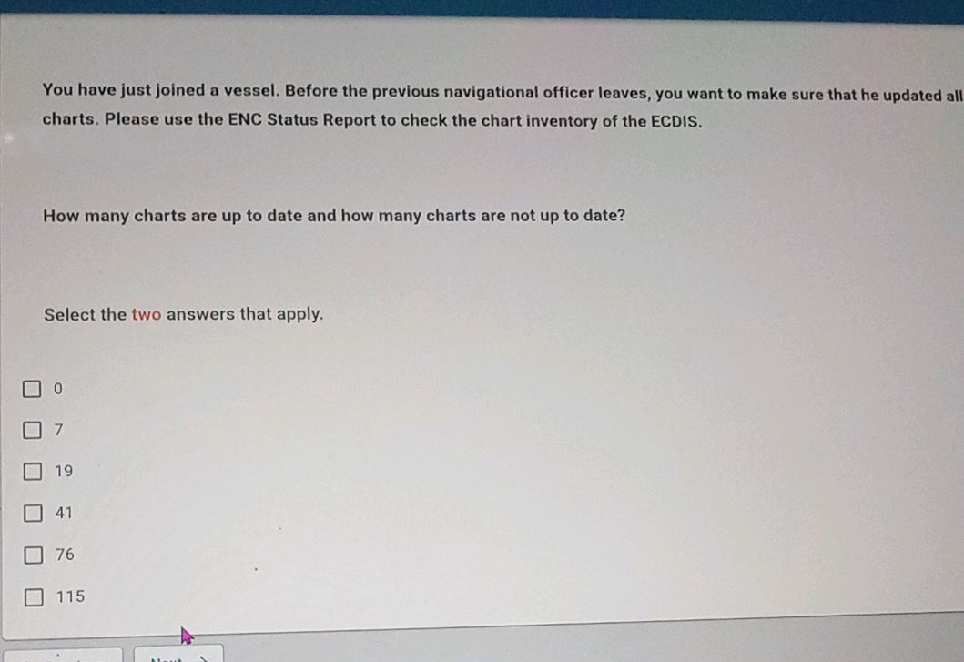 How many charts are up to date and how many | StudyX