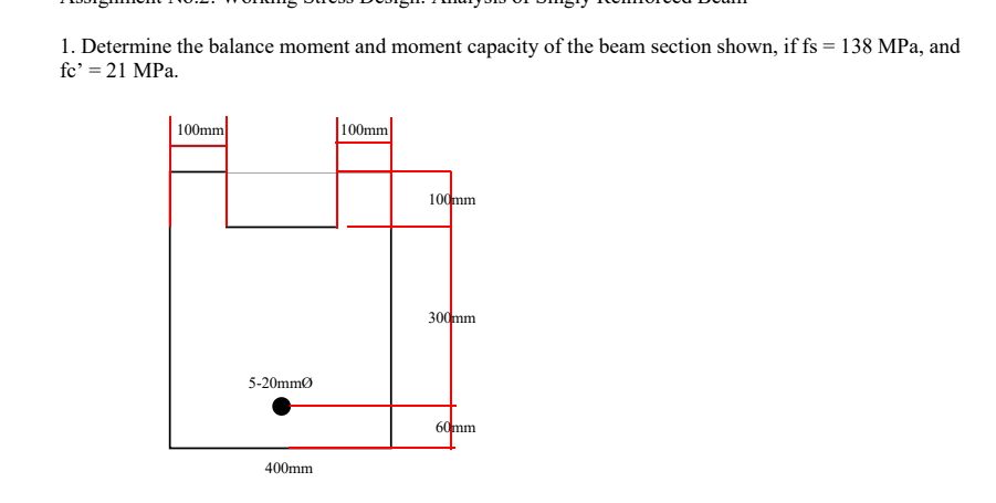 1. Determine the balance moment and moment | StudyX
