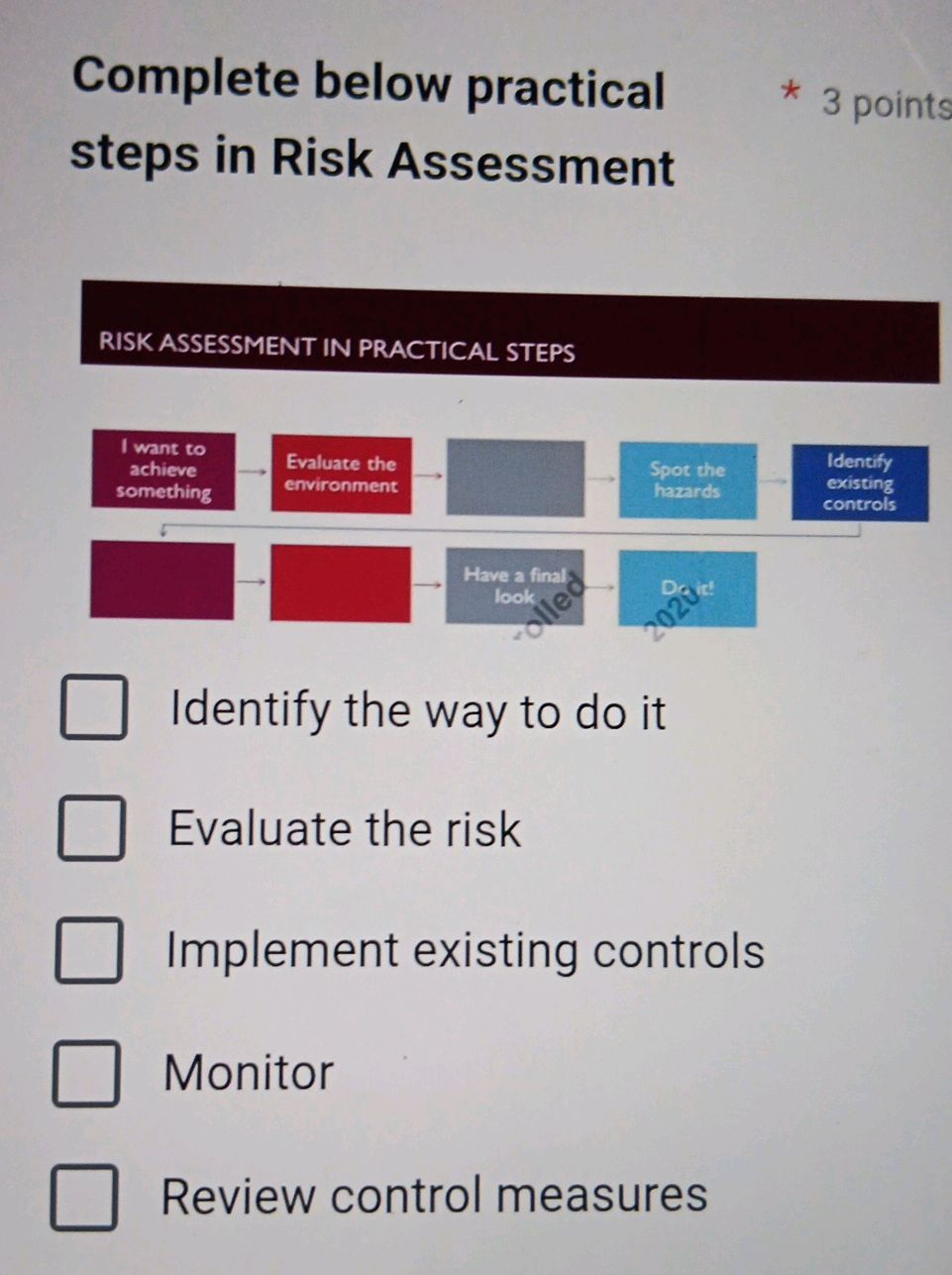 Complete below practical steps in Risk | StudyX