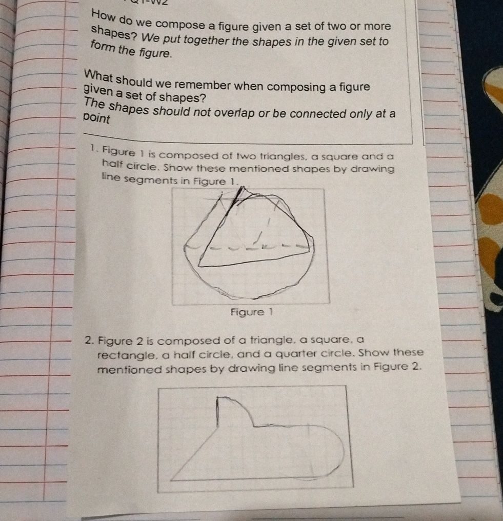 How do we compose a figure given a set of | StudyX