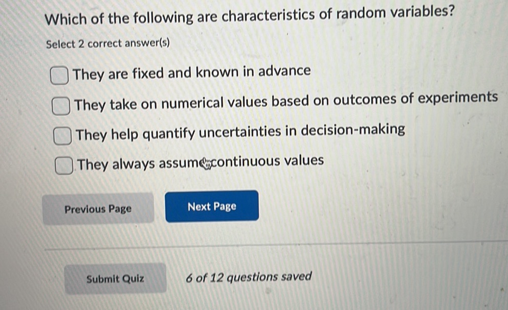 Which of the following are characteristics | StudyX