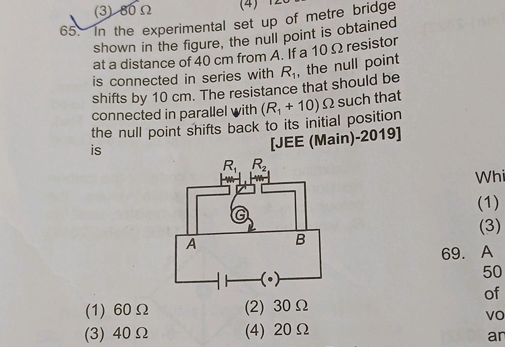 In the experimental set up of metre bridge | StudyX