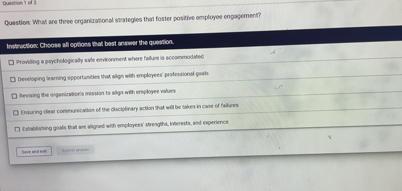 Question: What are three organizational | StudyX