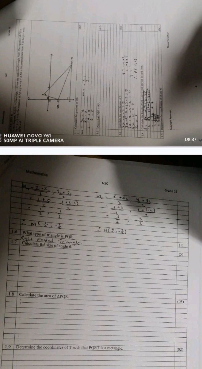 1. Calculate the gradient of QR. 1.2 Prove | StudyX