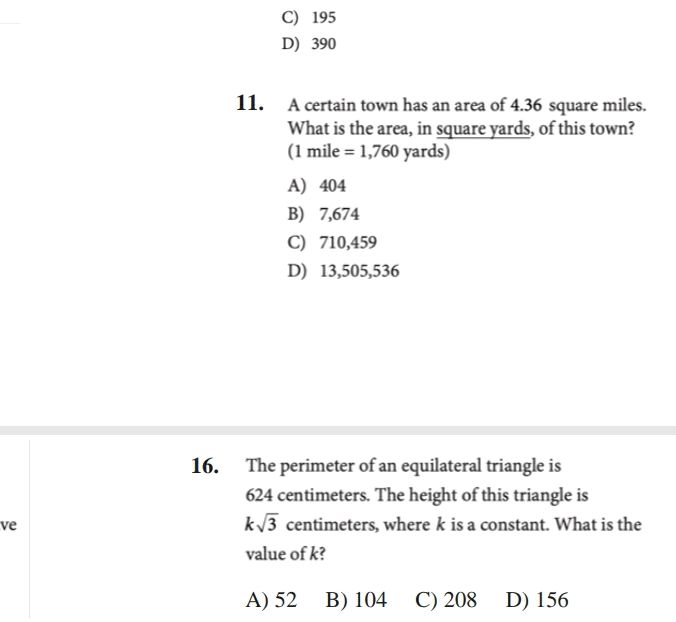 11. A certain town has an area of 4.36 | StudyX