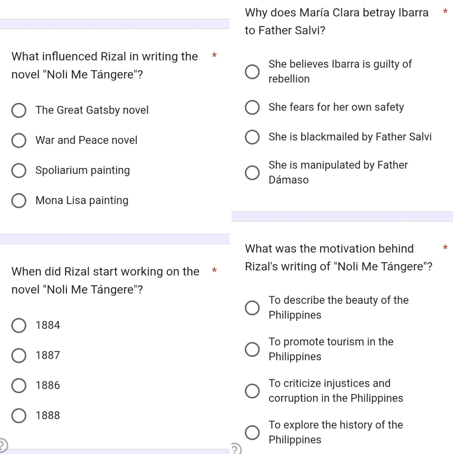 What influenced Rizal in writing the novel | StudyX