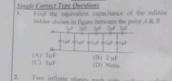 1. Find the equivalent capacitance of the | StudyX
