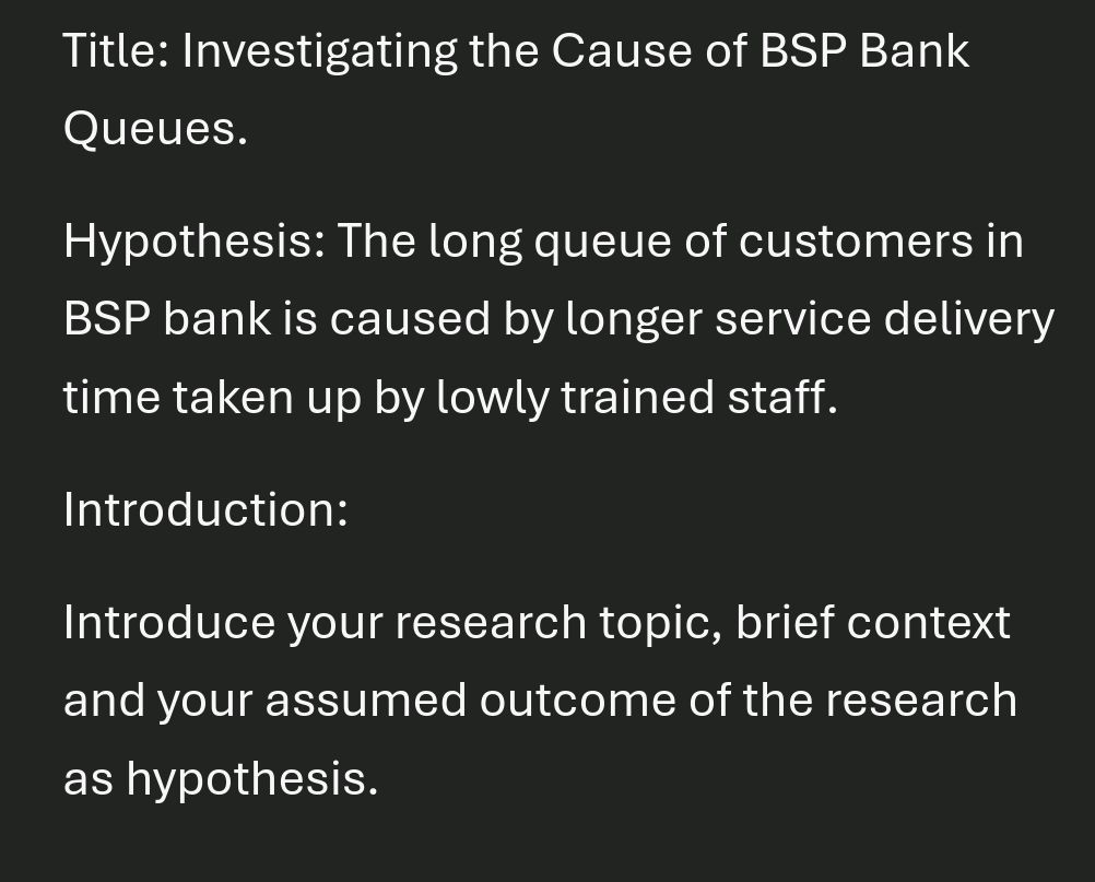 Title: Investigating the Cause of BSP Bank | StudyX