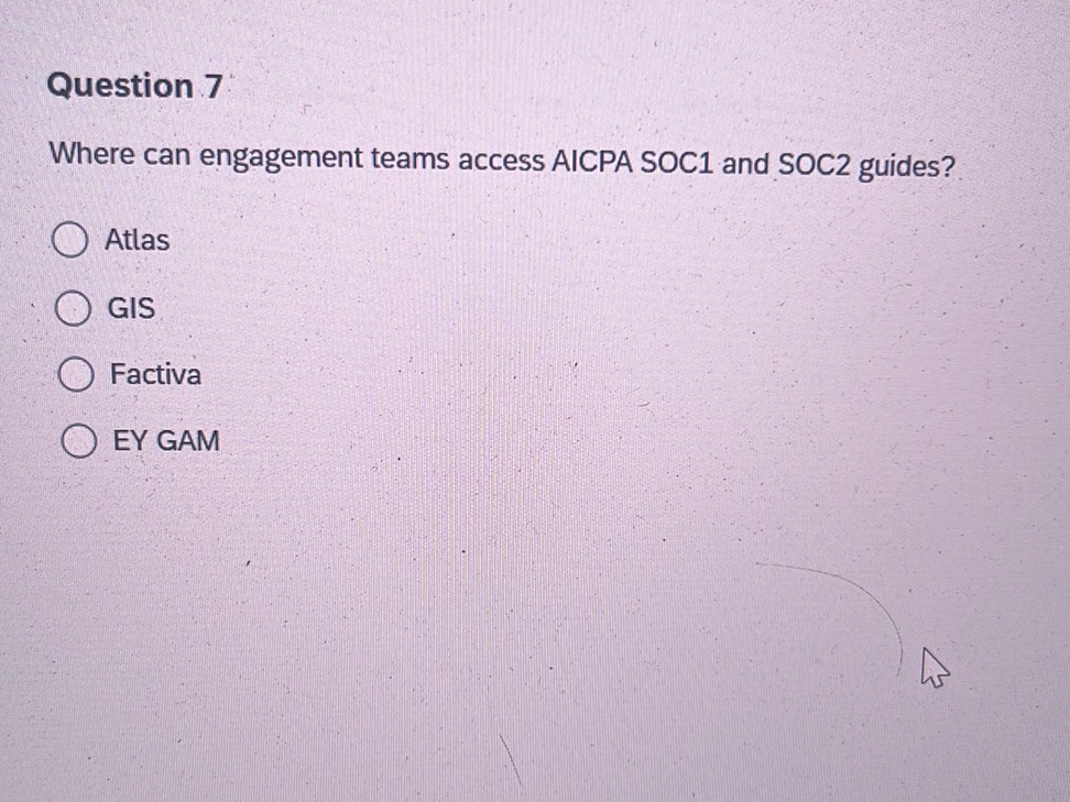 Question 7 Where can engagement teams | StudyX